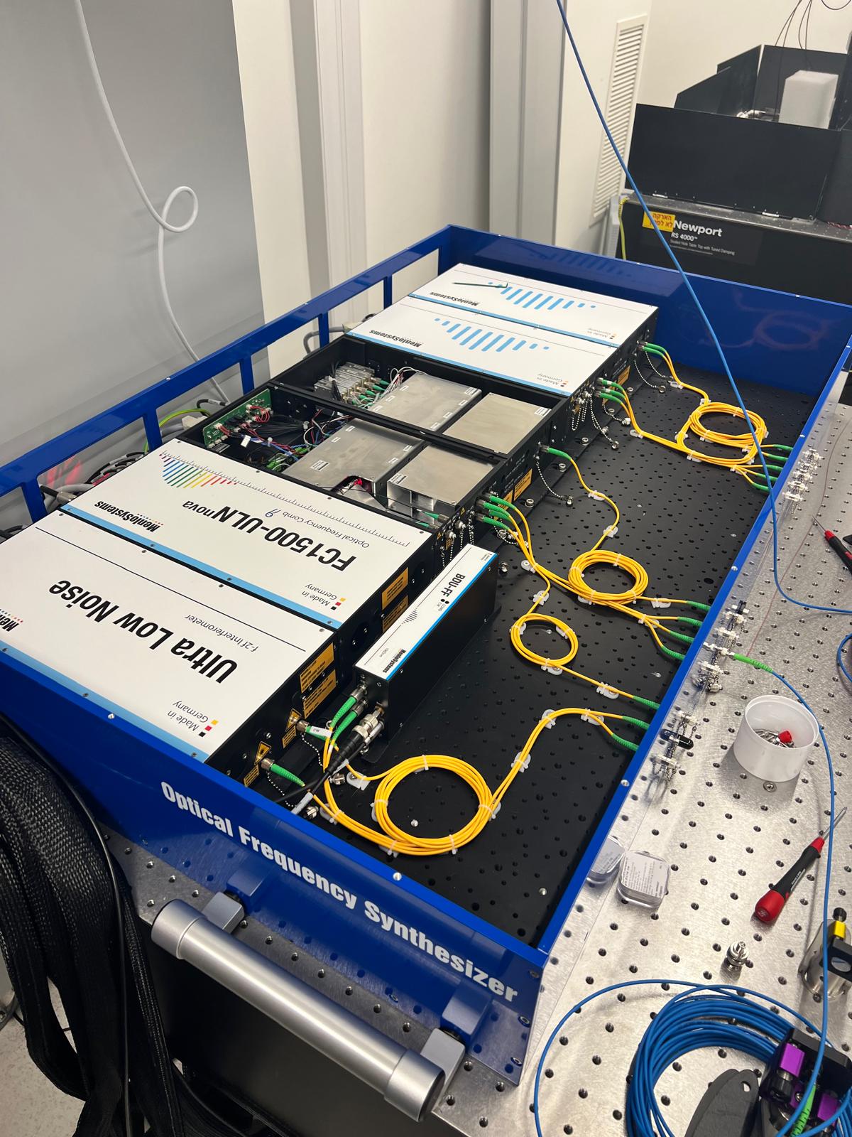 Optical Frequency Comb System installation at the Weizmann Institute of ...